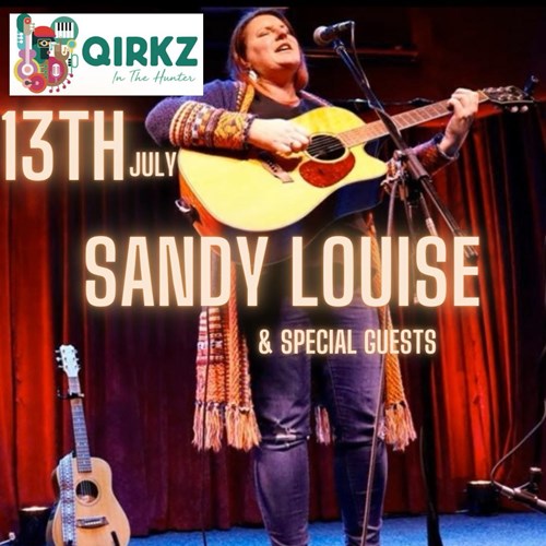 Sandy Louise Up Close & Personal in Qirkz Cafe - Sticky Tickets