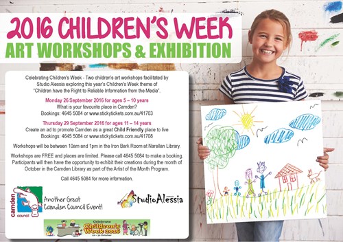 Children's Week Art Workshop | Sticky Tickets