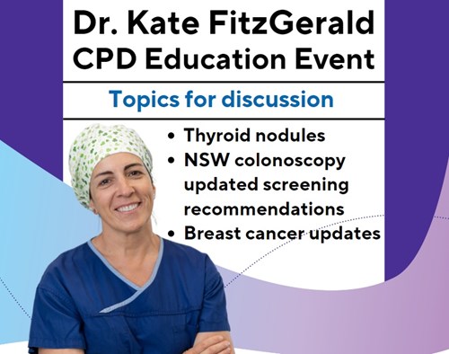 Dr Kate FitzGerald - CPD Education Event | Sticky Tickets