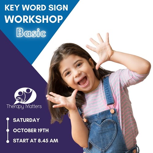 Key Word Sign Basic Accredited Workshop - Sticky Tickets