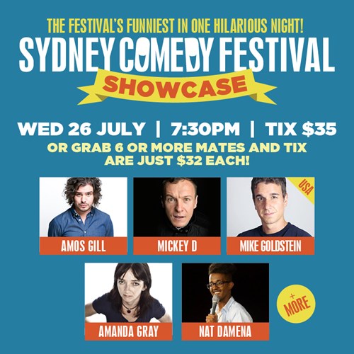 Sydney Comedy Festival Showcase 2017 - Sticky Tickets