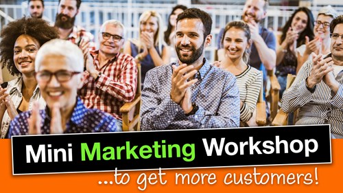 Mini Marketing Workshop to get more customers! - Sticky Tickets