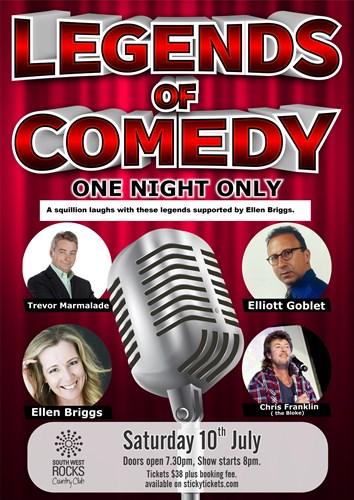 Legends of Comedy - Sticky Tickets