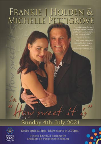 Frankie J Holden & Michelle Pettigrove "How sweet it is" - Sticky Tickets